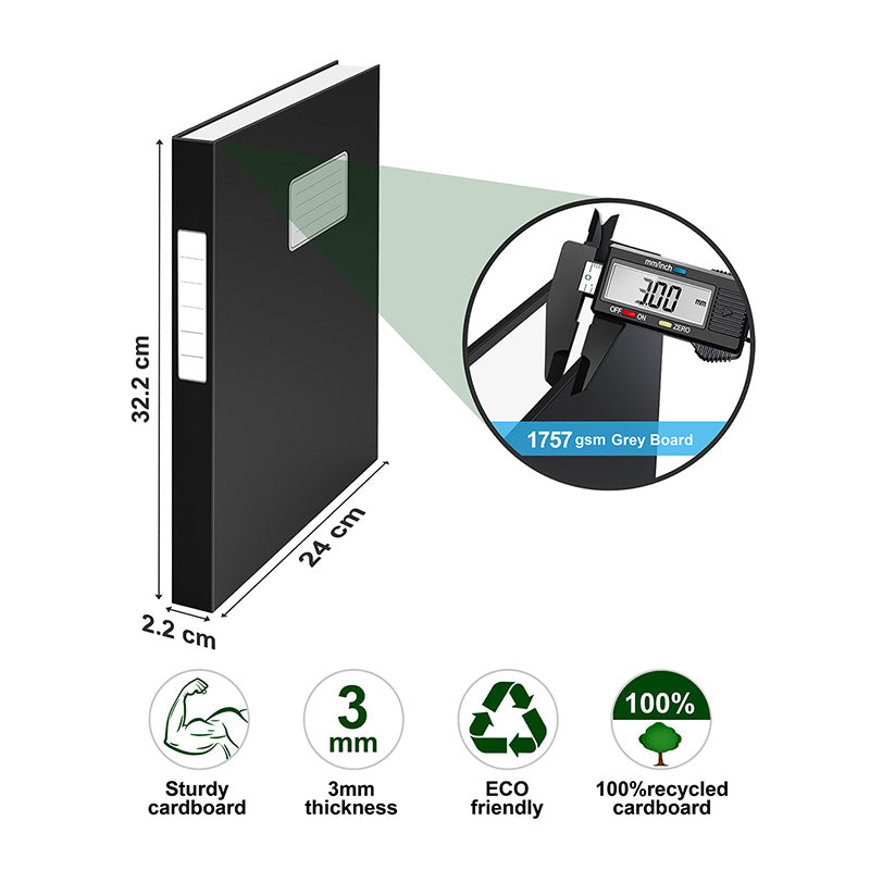 Cardboard Storage File Boxes With Lable to Classify Documents– JIAWEI WORLD