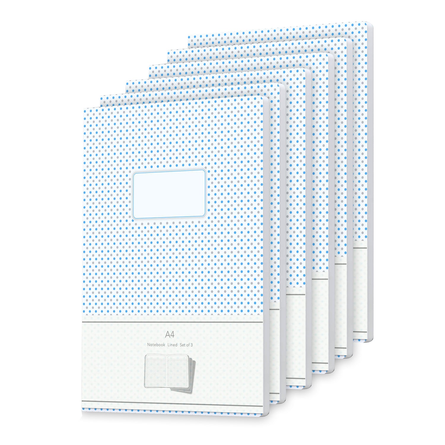 A4, A5, A6, Work Notebook of Blank, Line, Squared Style– JIAWEI WORLD