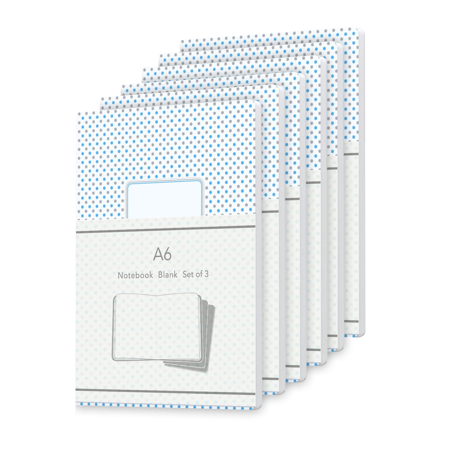 A4, A5, A6, Work Notebook of Blank, Line, Squared Style– JIAWEI WORLD