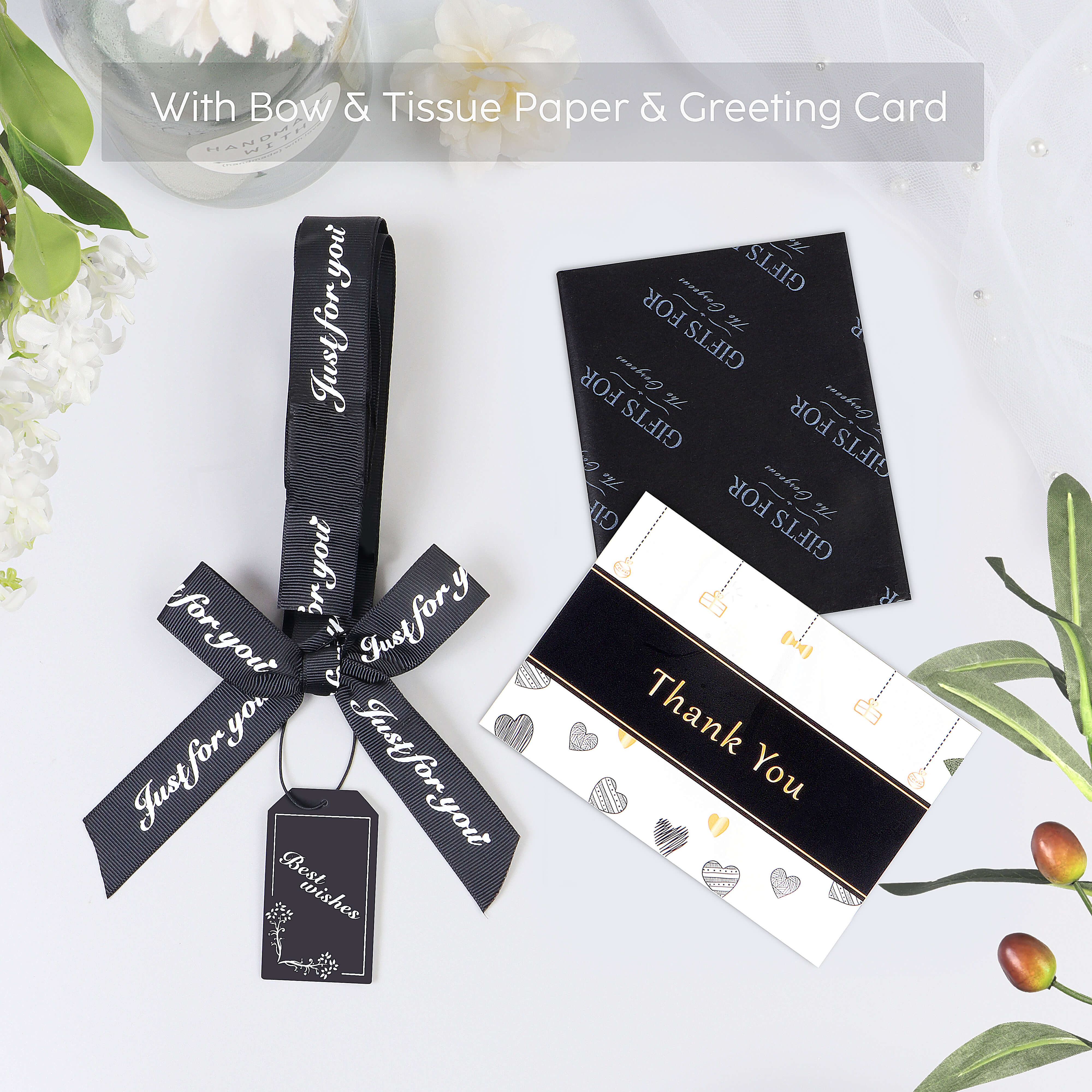 Luxury Cardboard Gift Box with Crossing Letter Ribbon– JIAWEI WORLD