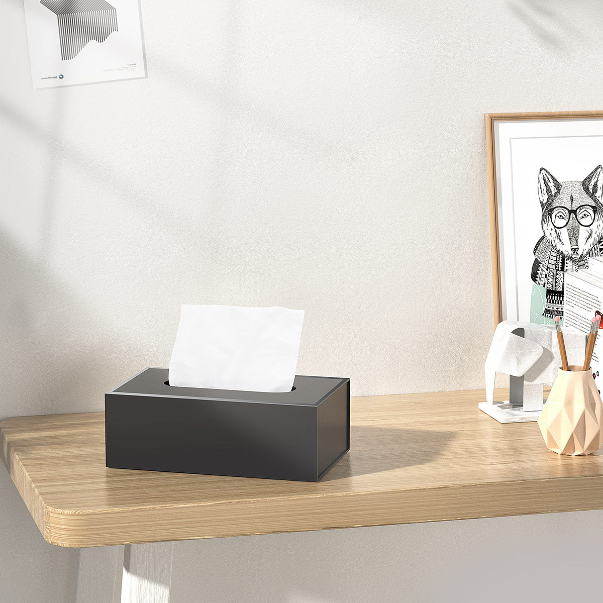 Rectangular Foldable Cardboard Tissue Box Holders– JIAWEI WORLD